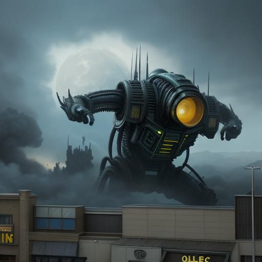 Attack the plaza - AI Generated Artwork - NightCafe Creator