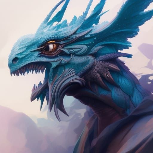 Alien dragon 4 - AI Generated Artwork - NightCafe Creator