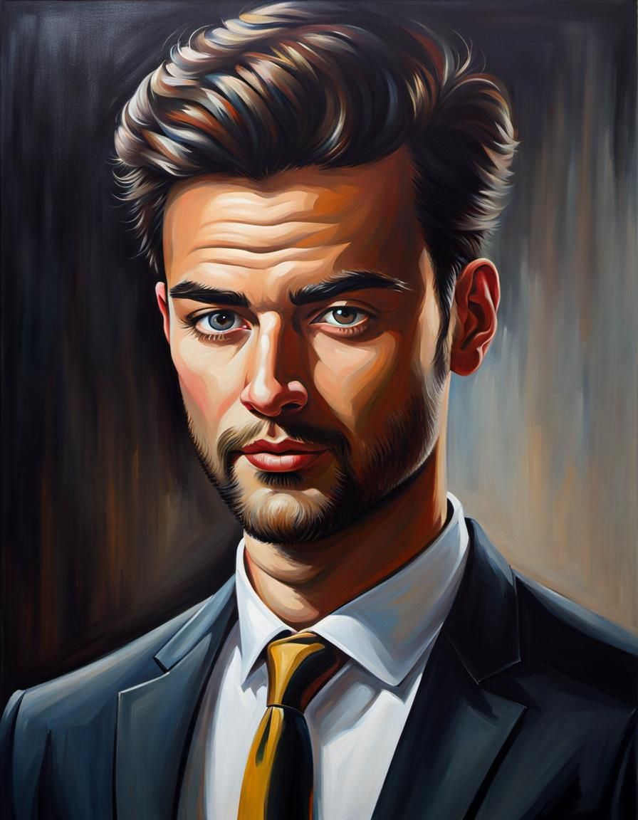 man portrait - AI Generated Artwork - NightCafe Creator