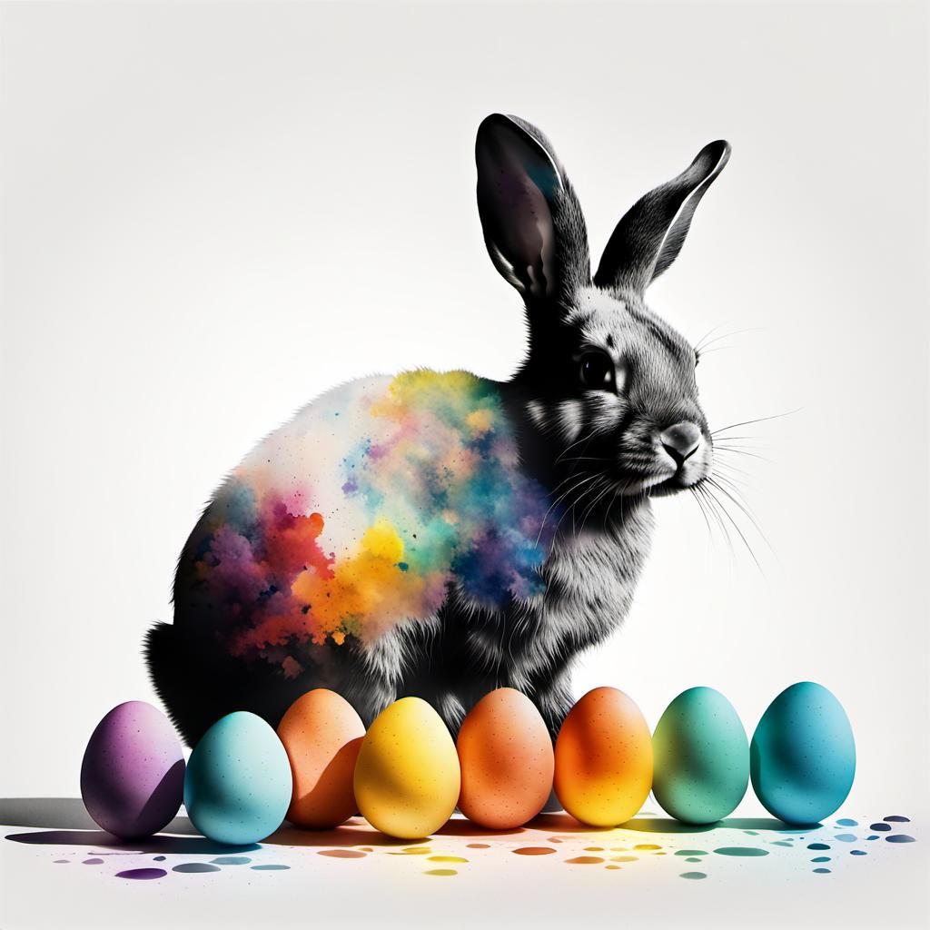Easter Bunny - AI Generated Artwork - NightCafe Creator