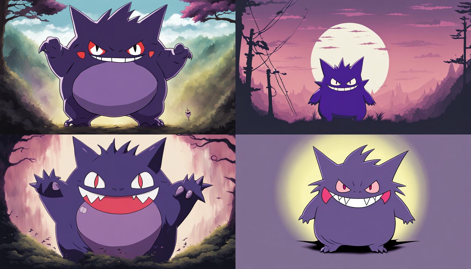 Gengar in a ghibli studio style wallpaper - AI Generated Artwork ...