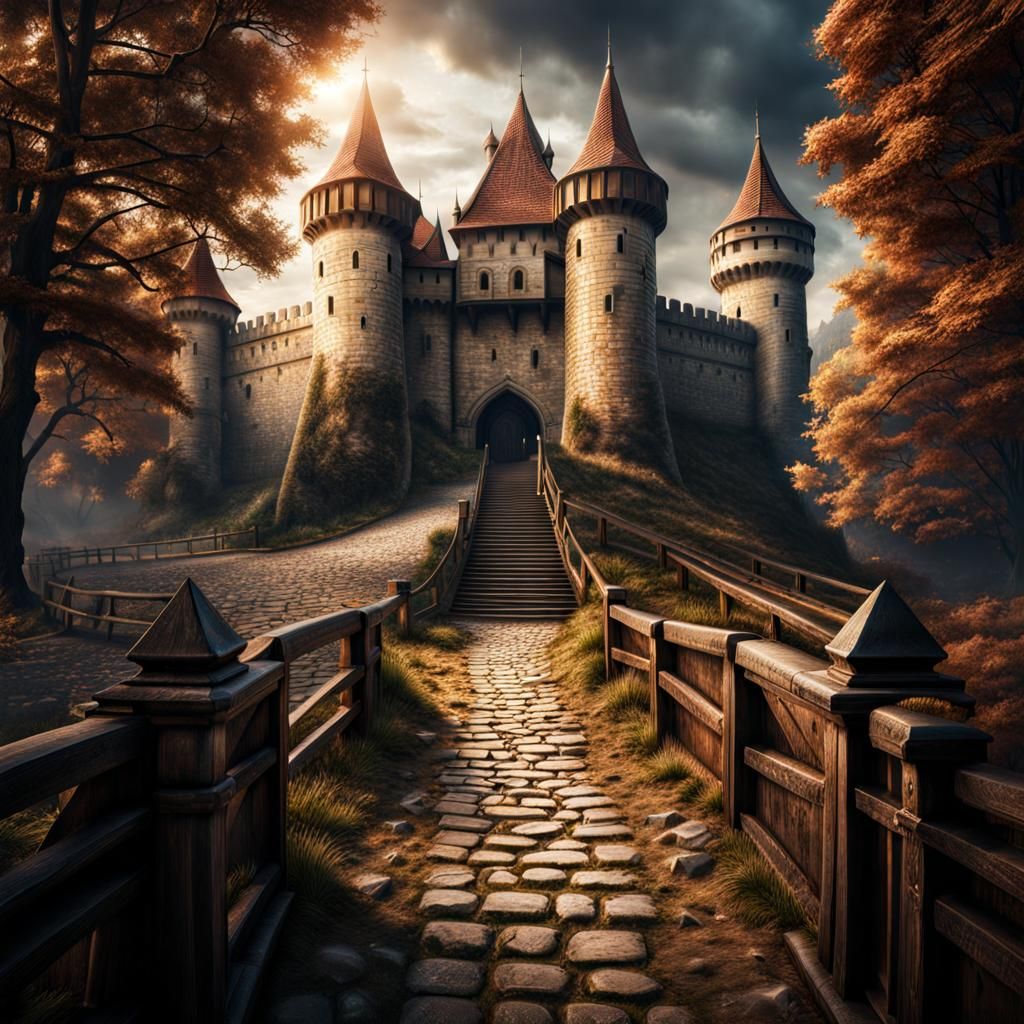 Castle - AI Generated Artwork - NightCafe Creator