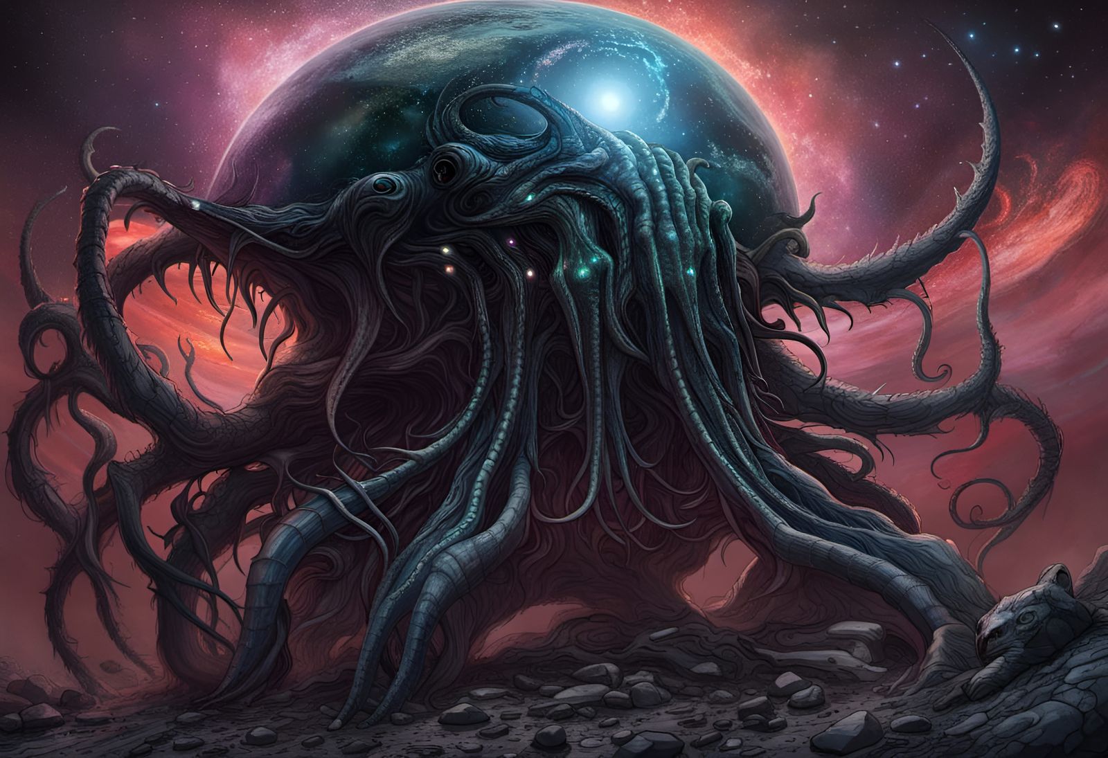 cosmic beast - AI Generated Artwork - NightCafe Creator