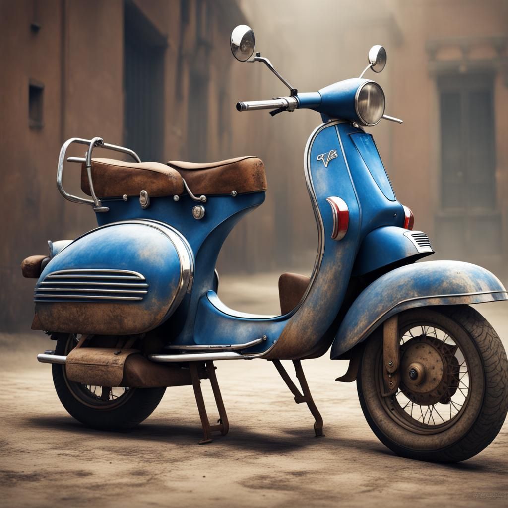 Vespa - AI Generated Artwork - NightCafe Creator