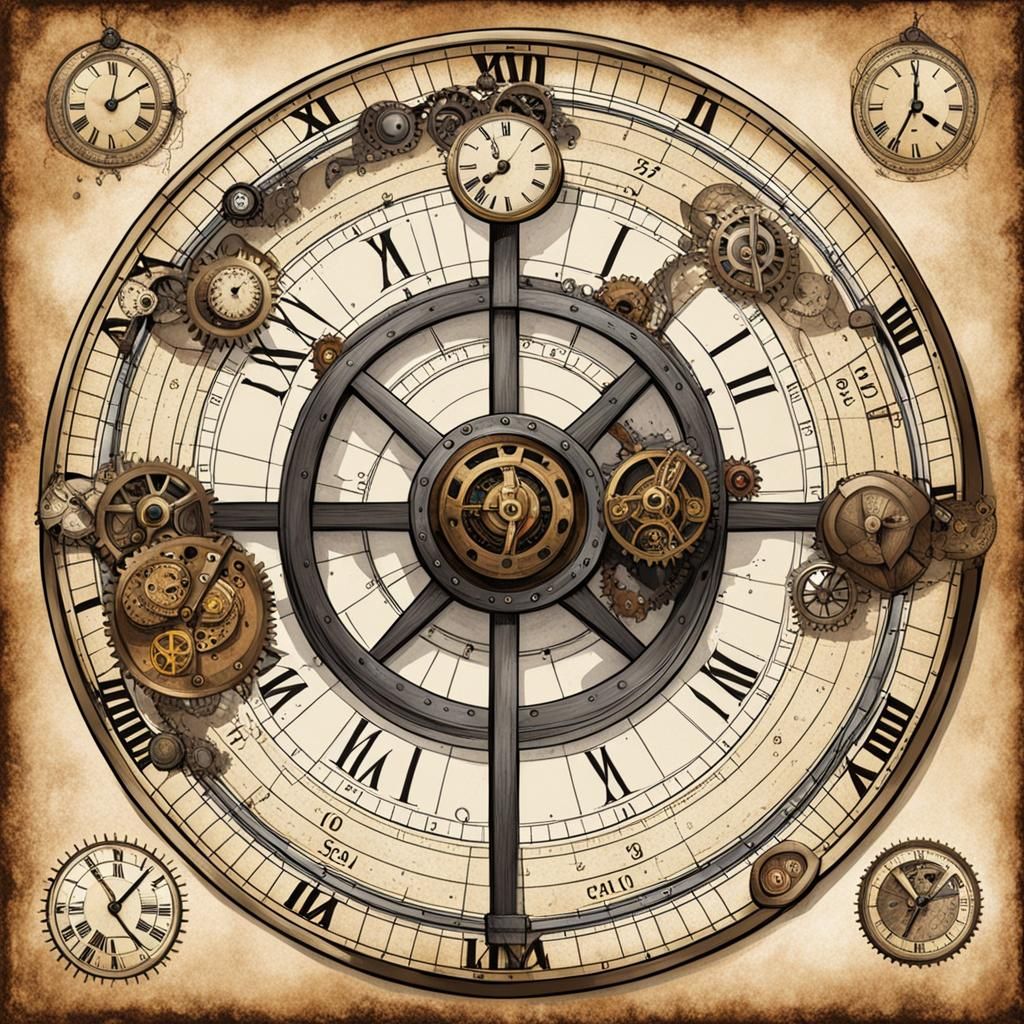 Doomsday clock steampunk realistic - AI Generated Artwork - NightCafe ...