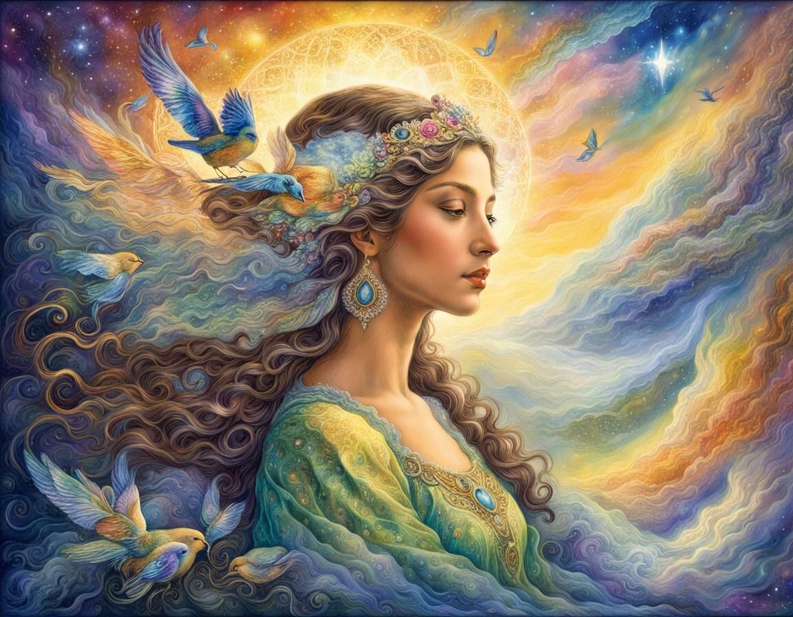 Re-exploring the "Presence of Gaia" (style Josephine Wall) (#2) - AI ...