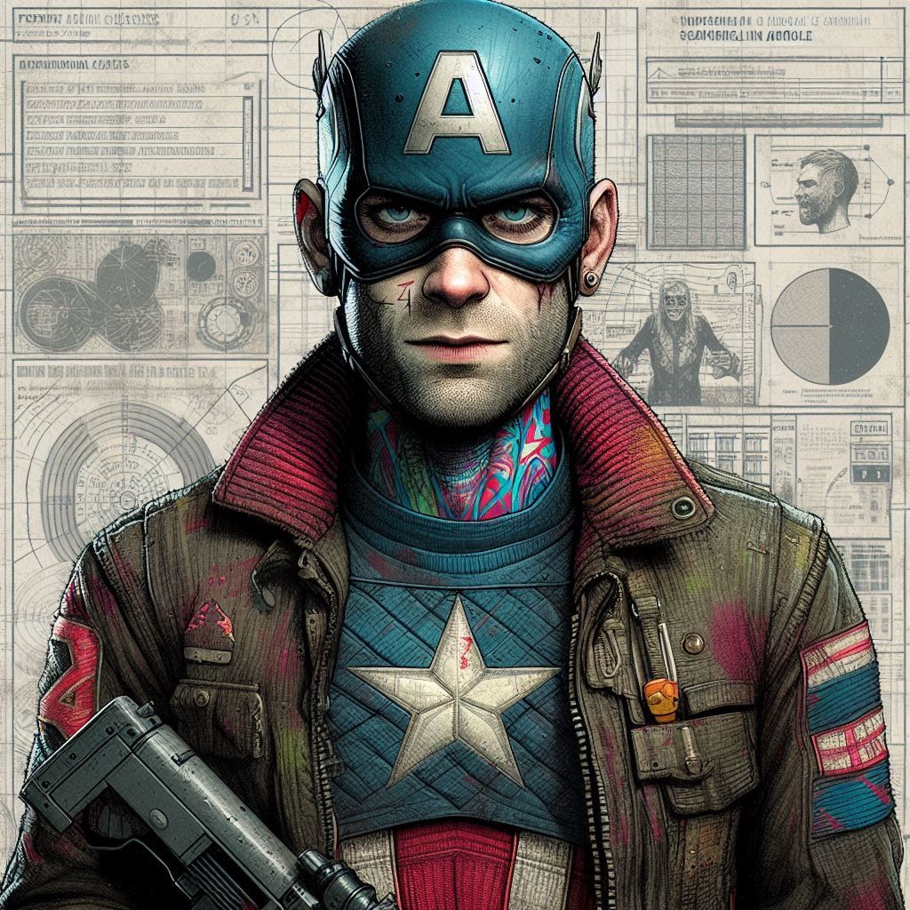 Captain America vs Red Skull - AI Generated Artwork - NightCafe Creator