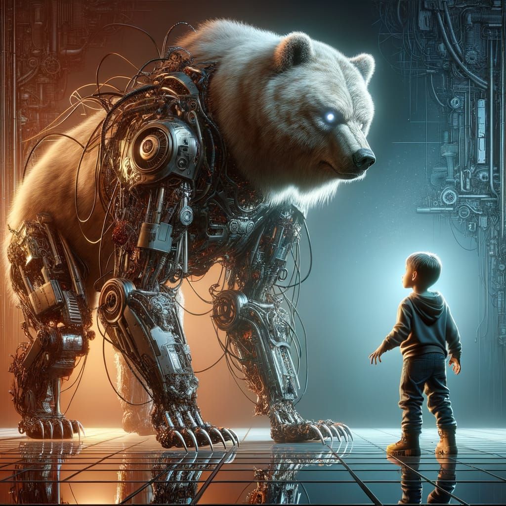 Pet Cyber-Kodiak - AI Generated Artwork - NightCafe Creator