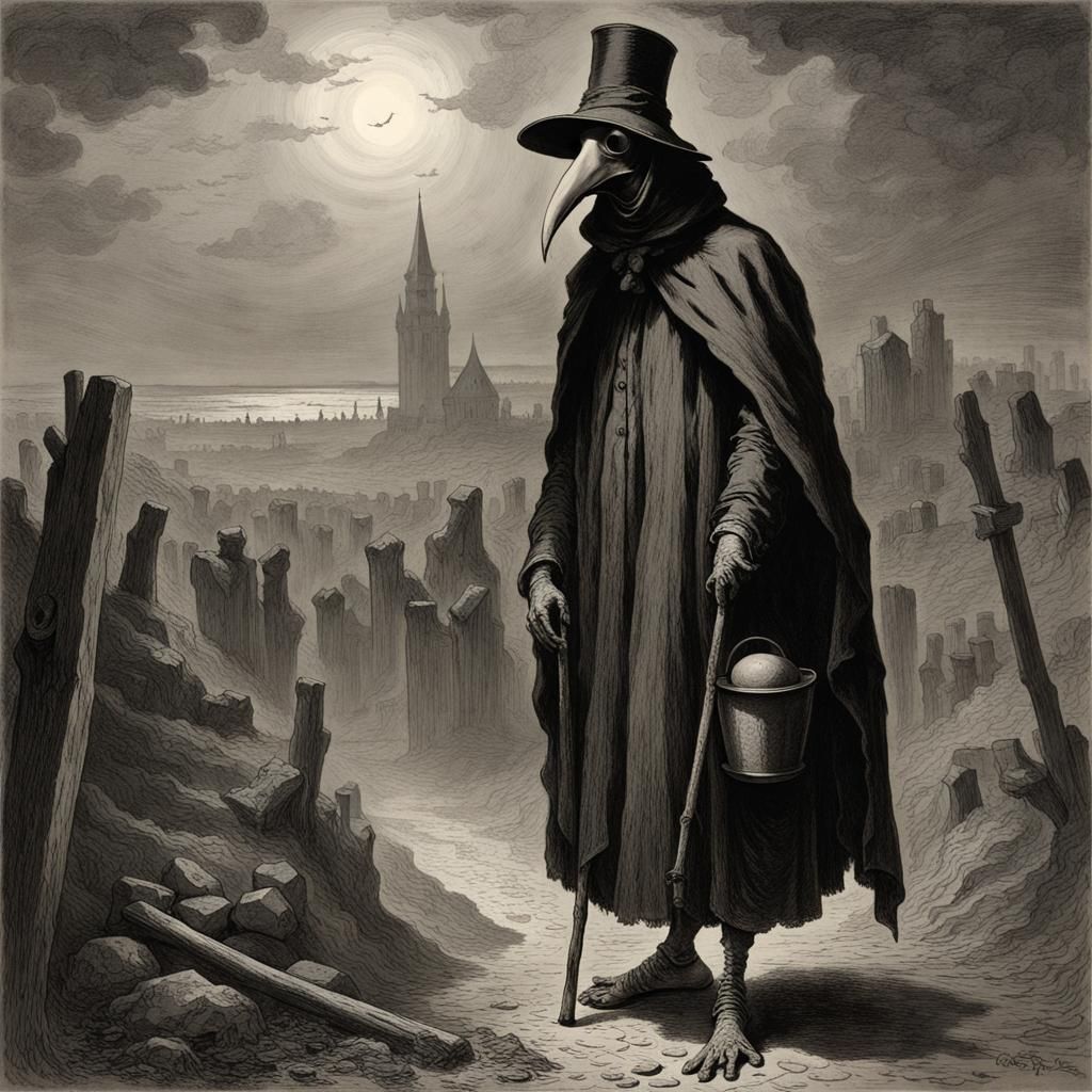 The Plague Doctor on Pilgrimage vol. 0.5 - AI Generated Artwork ...