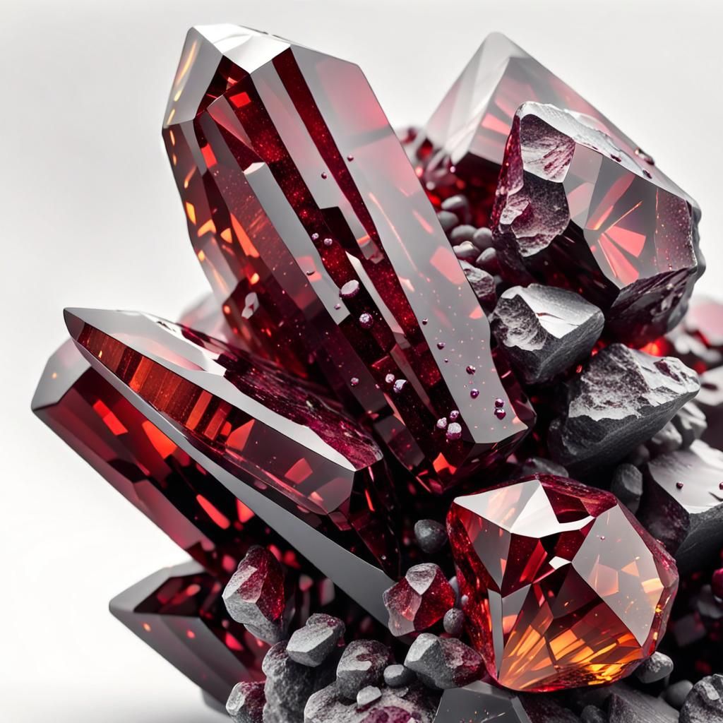 The beauty of garnet. - AI Generated Artwork - NightCafe Creator