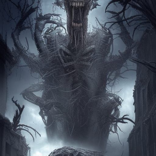 Towering Creature - AI Generated Artwork - NightCafe Creator