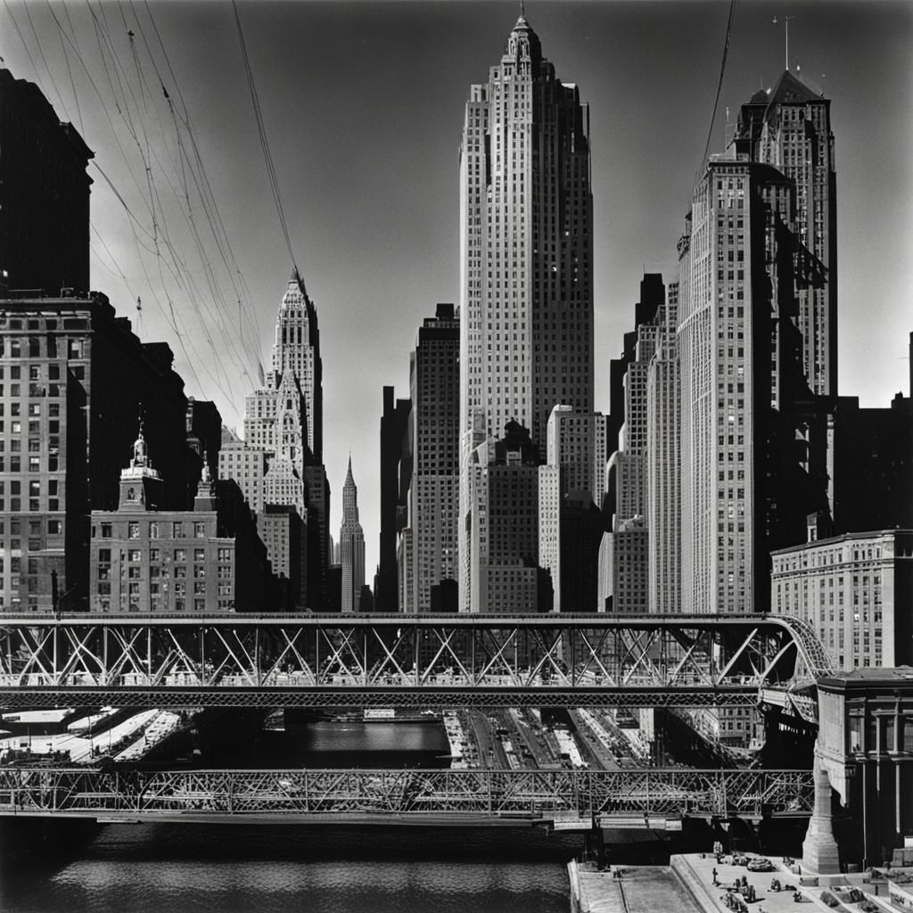 in the style of Berenice Abbott, SDXL QUAD 3