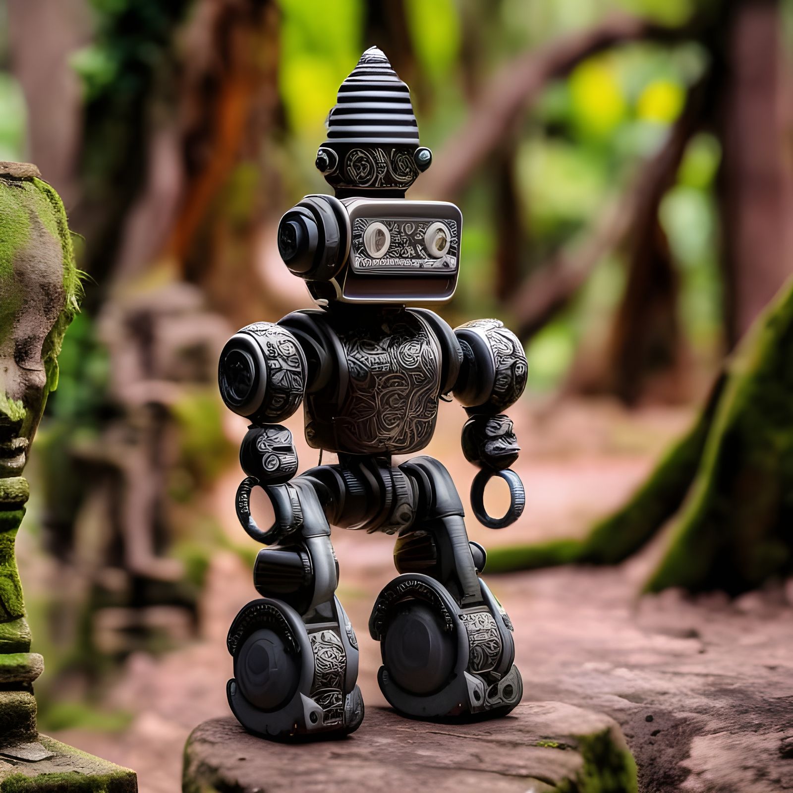 Ancient Robot - AI Generated Artwork - NightCafe Creator