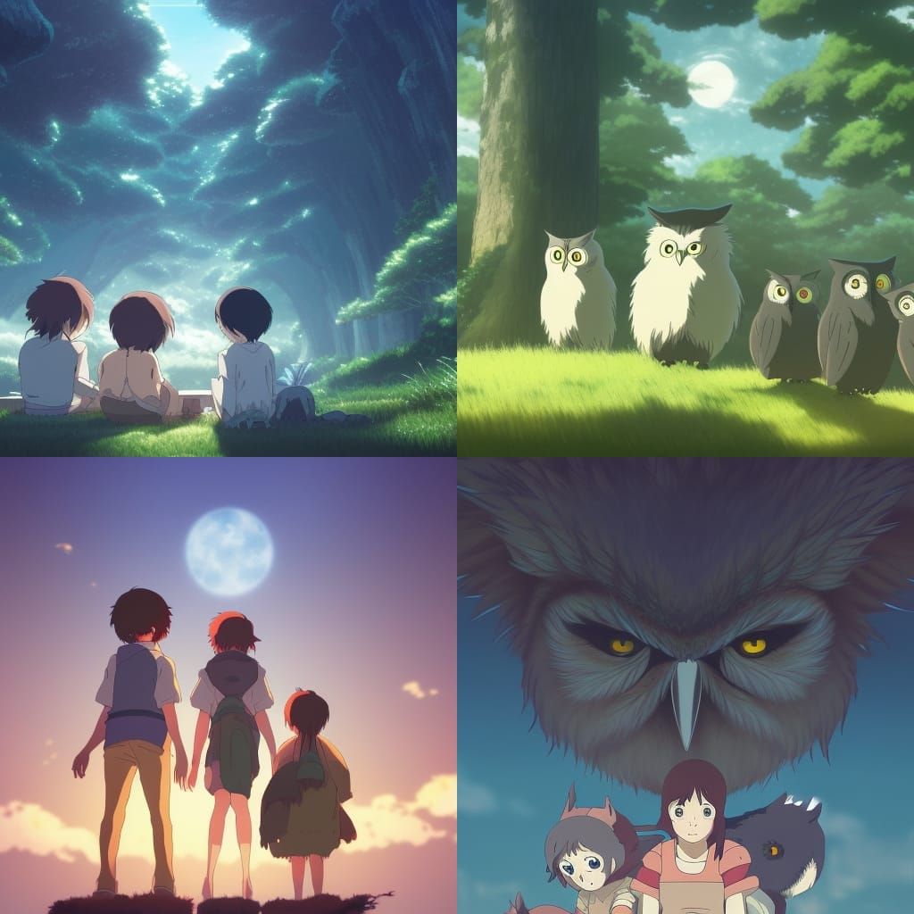 owls - AI Generated Artwork - NightCafe Creator