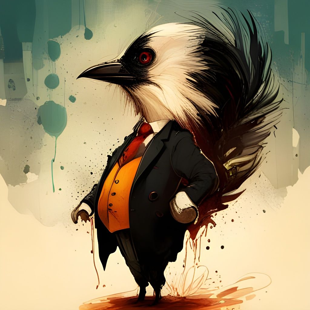 Crow Man - AI Generated Artwork - NightCafe Creator