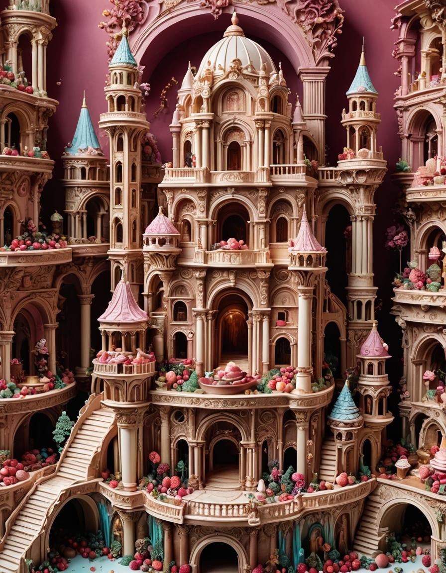 Maximalist beautifulest cake ever : magical photographie : intricate ...