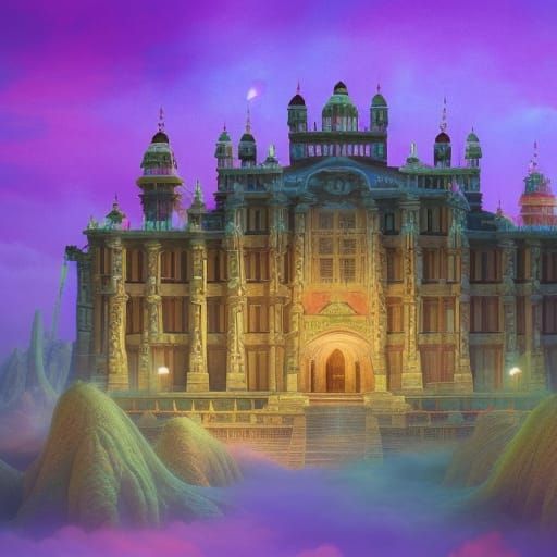 Definitely not haunted mansion - AI Generated Artwork - NightCafe Creator