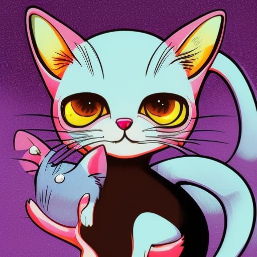 Kool Kat - AI Generated Artwork - NightCafe Creator