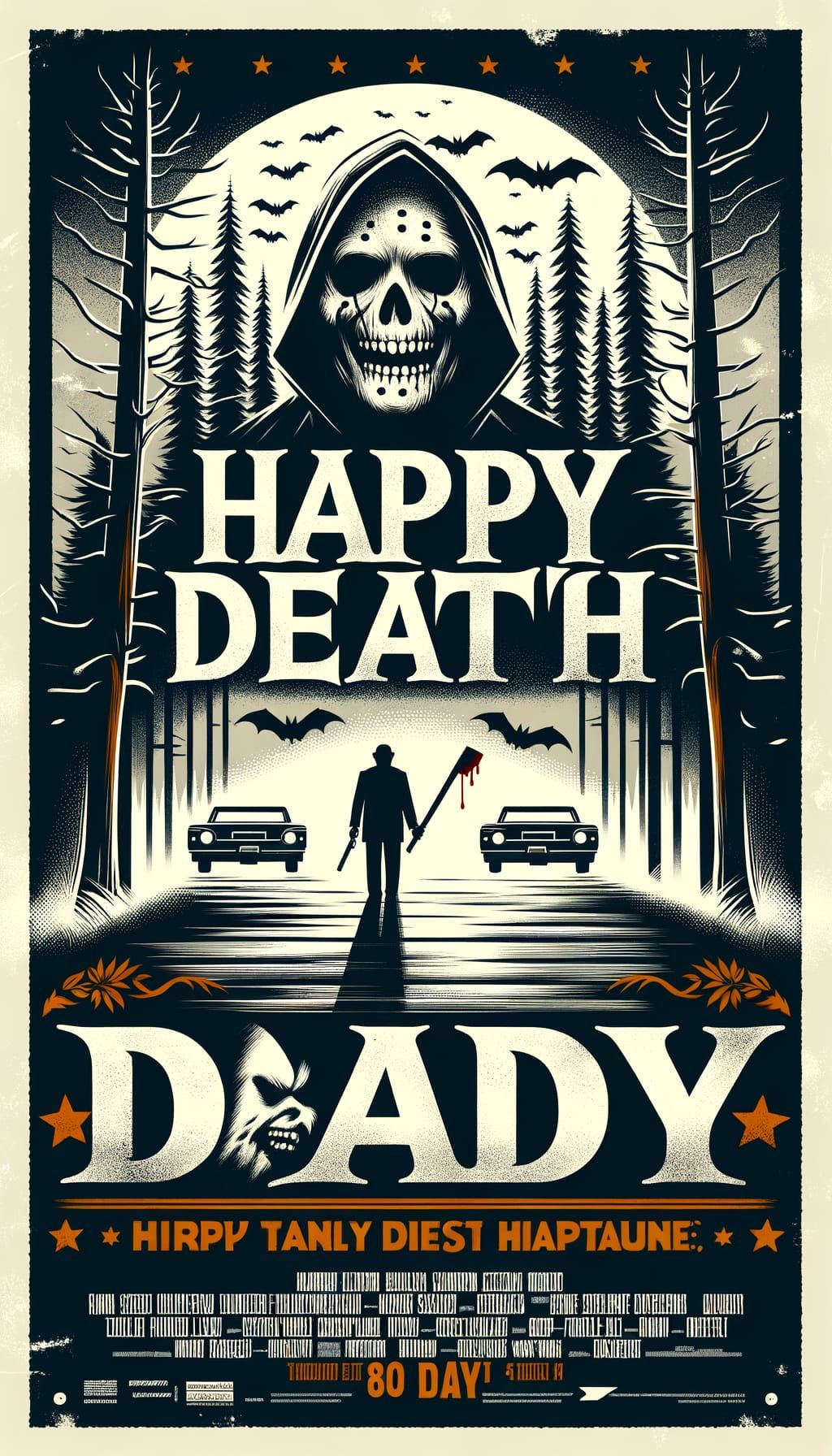 Poster Design - Happy Death Dad(d)y ? - AI Generated Artwork ...
