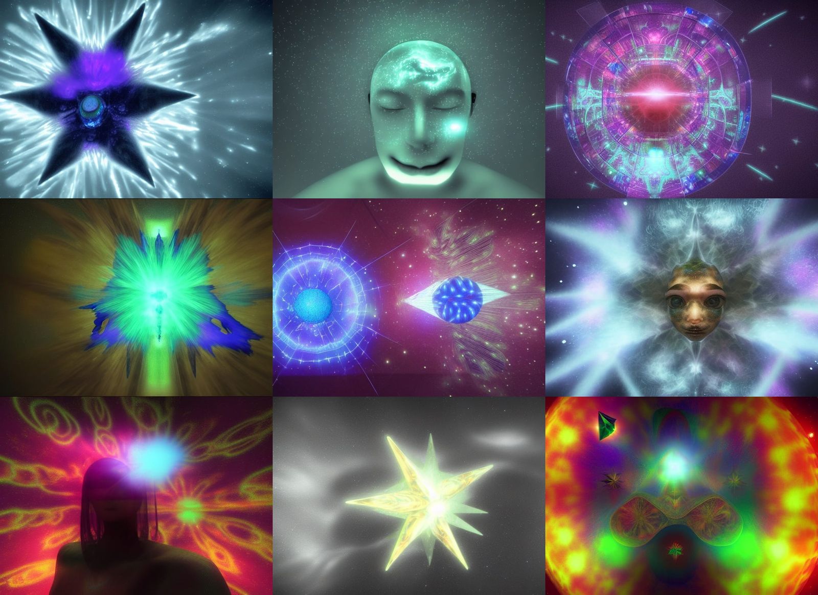 Star Spirit Secretion, Schizophrenia hallucination, lsd, ego loss ...