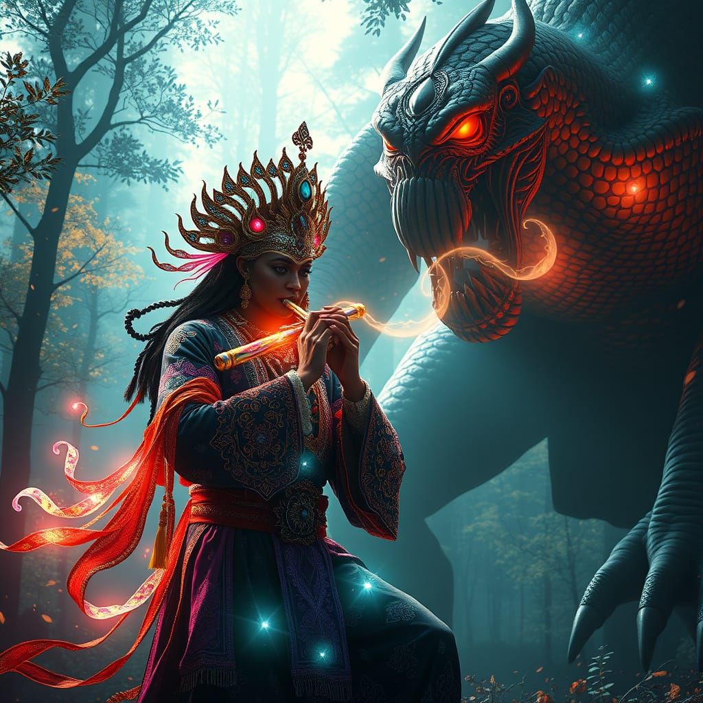 Ethereal Flute Music Tortures a Grotesque Monster ... - AI Art