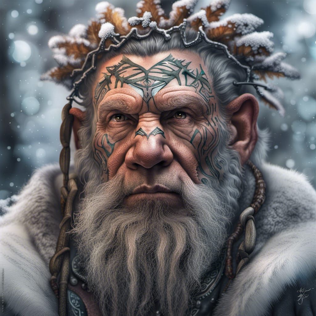 Snow Shaman - AI Generated Artwork - NightCafe Creator