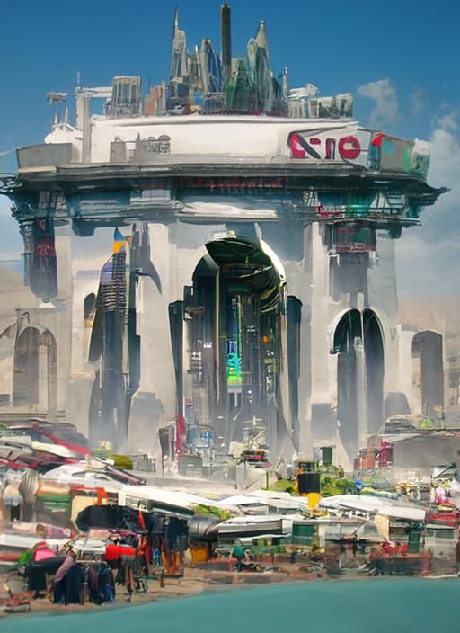 Sci-fi city 7022 by Alayna Danner Dang My Linh Alyn Spiller Lim Chuan ...