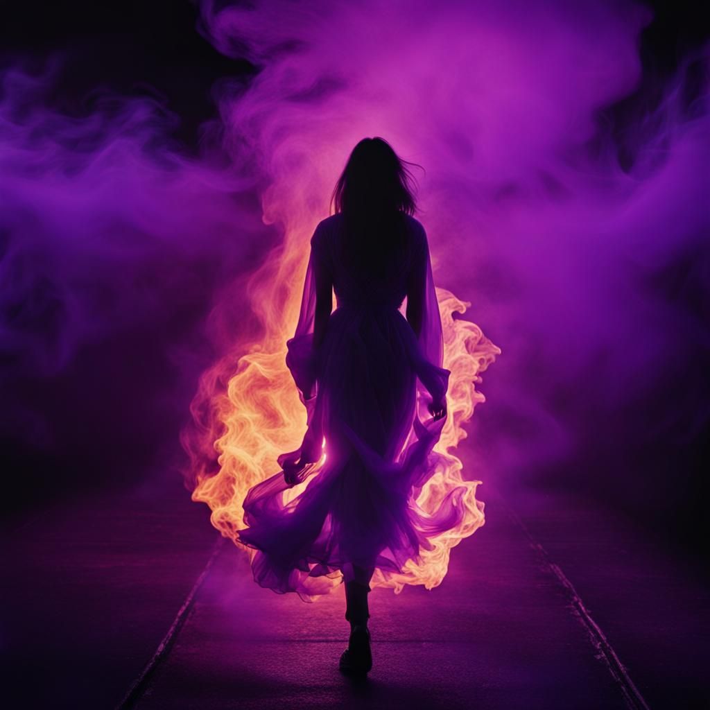 girl on fire - AI Generated Artwork - NightCafe Creator