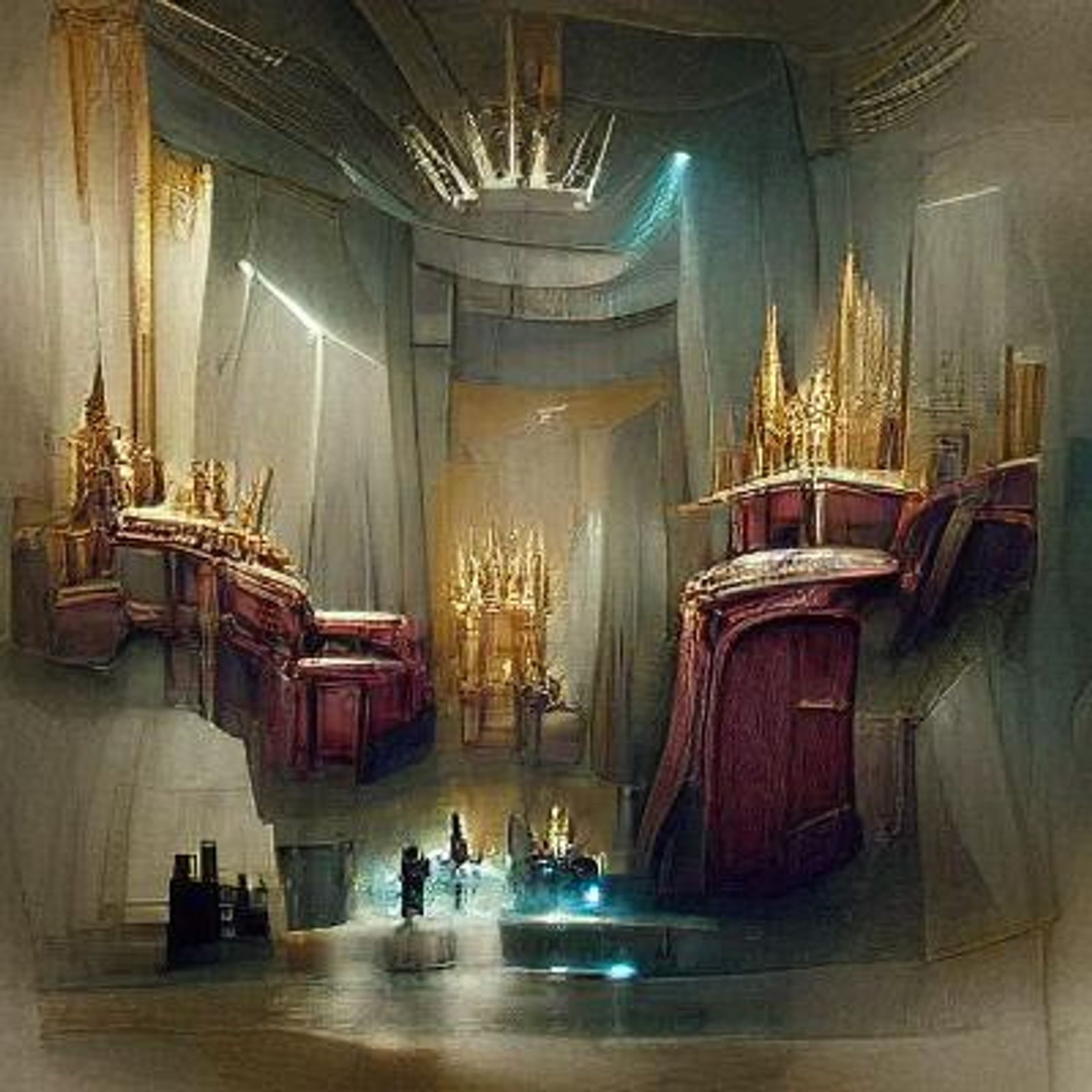 Throne Room Concept Art