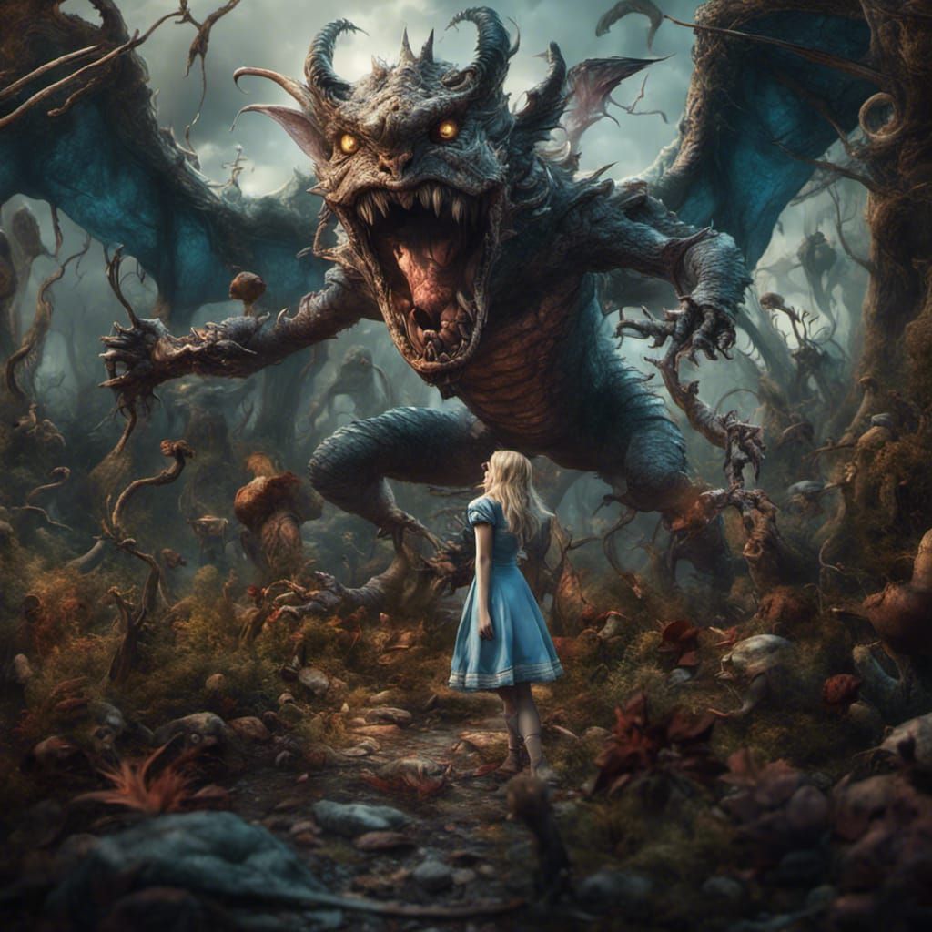 jabberwocky - AI Generated Artwork - NightCafe Creator