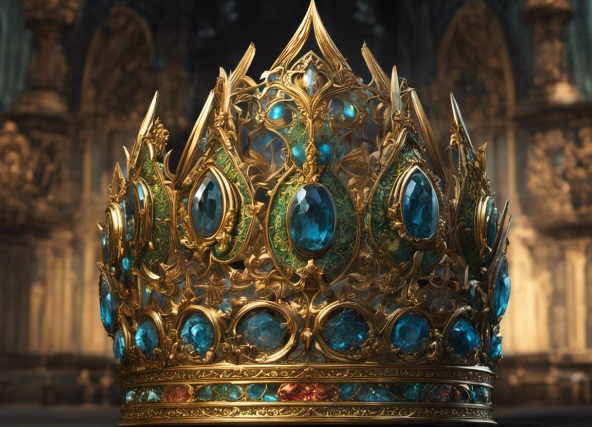 Ancient Elven Crown 1 - AI Generated Artwork - NightCafe Creator