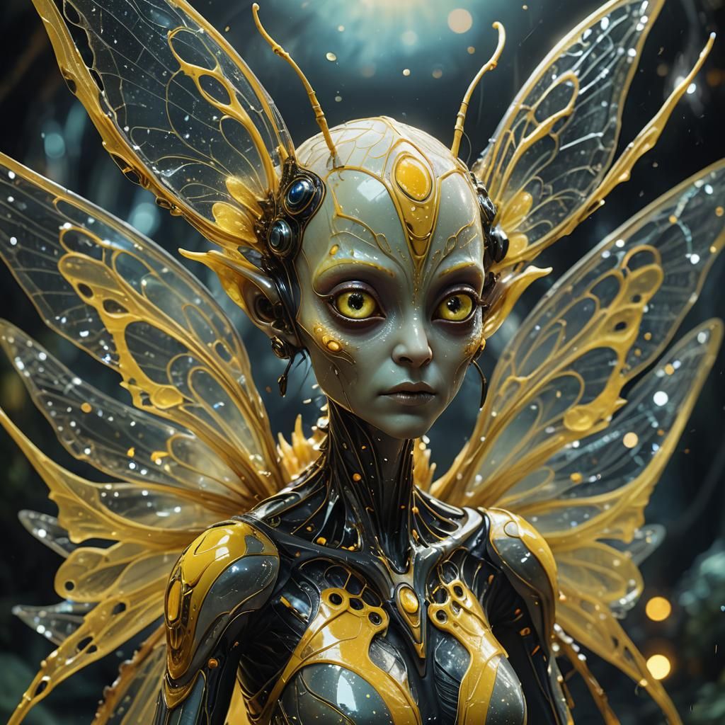 Fairy Alien - AI Generated Artwork - NightCafe Creator