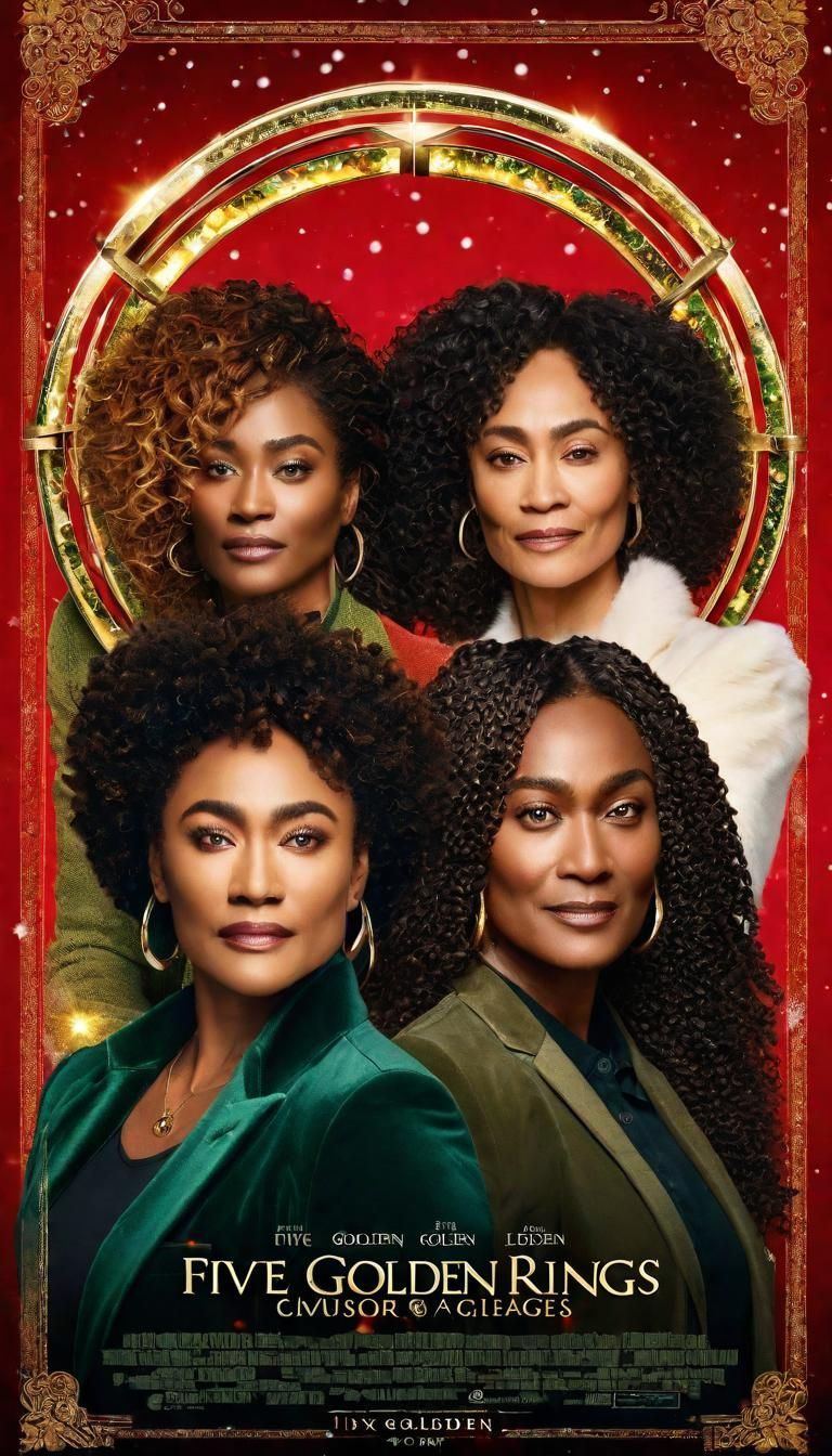 Five Golden Rings V - AI Generated Artwork - NightCafe Creator