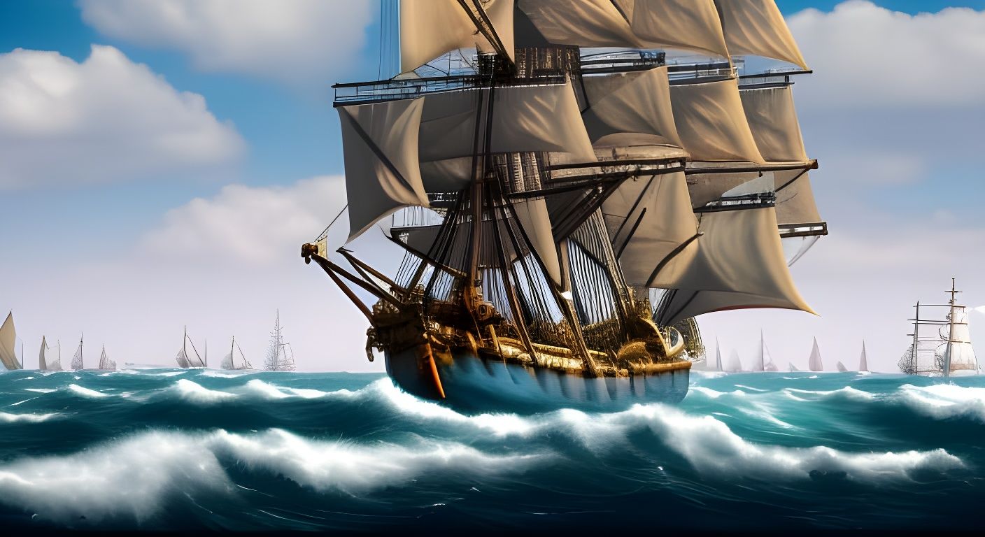 Spanish galleon - AI Generated Artwork - NightCafe Creator