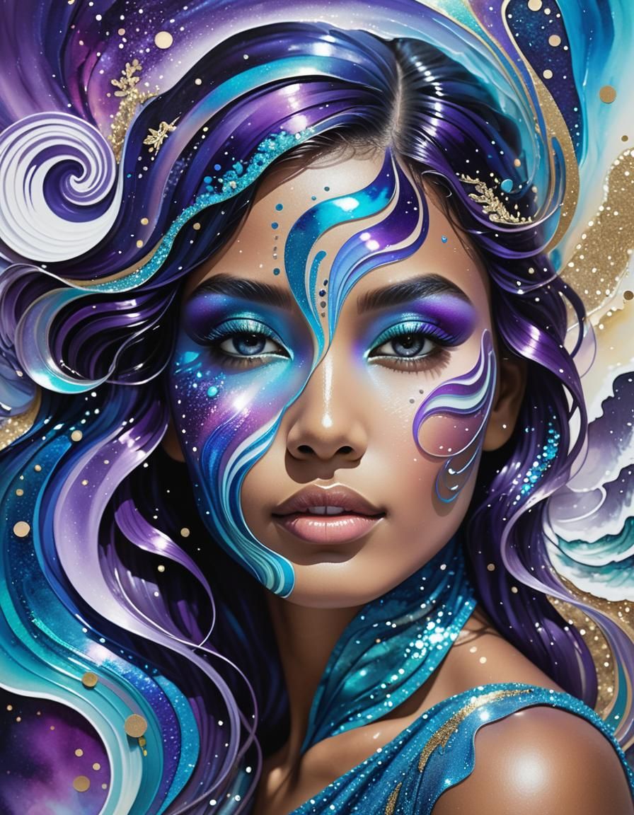 Face Painting Art - AI Generated Artwork - NightCafe Creator