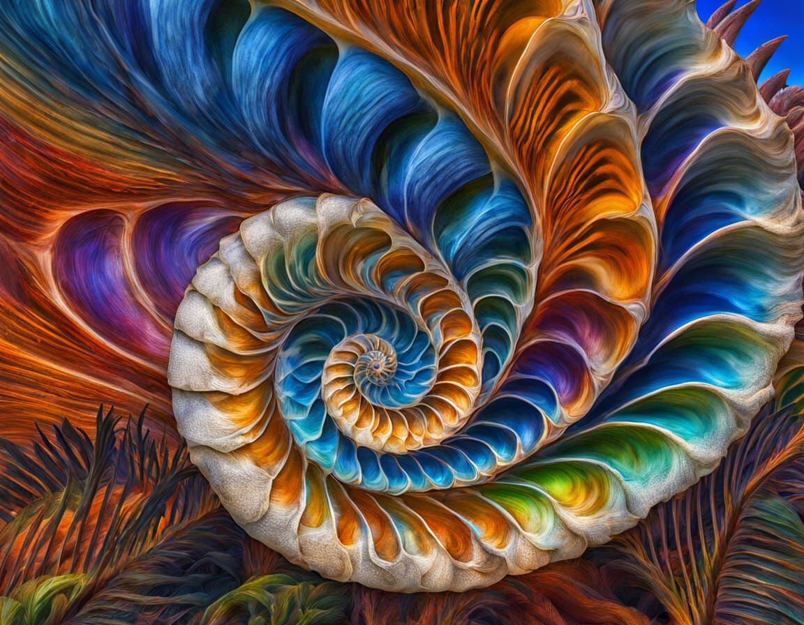 Fractals in Nature - Fractals in Tropical Nautilus Landscap...