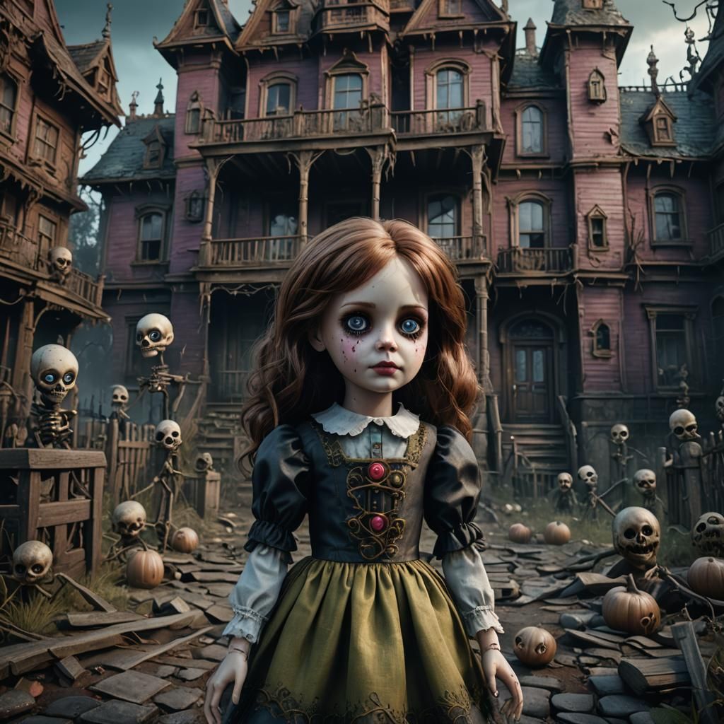 Creepy doll - AI Generated Artwork - NightCafe Creator