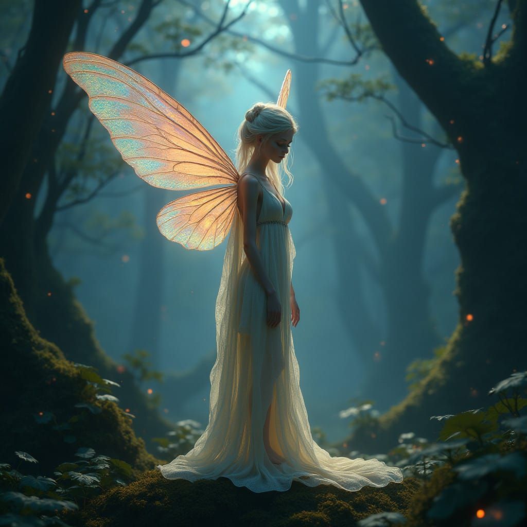 Fairy 4 ever - Whimsical Fairy in Enchanted Fantasy Landsc...