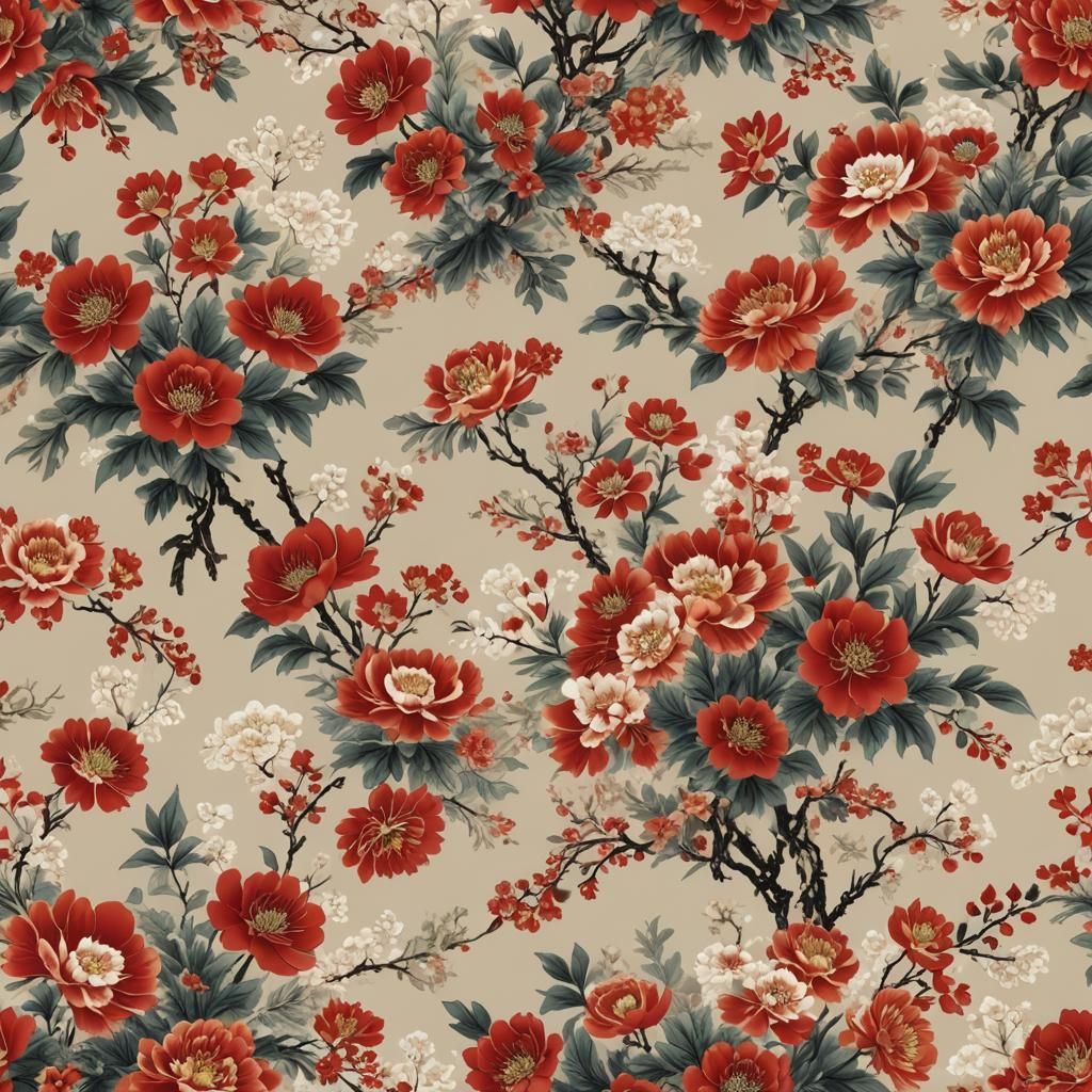 chinese pattern - AI Generated Artwork - NightCafe Creator