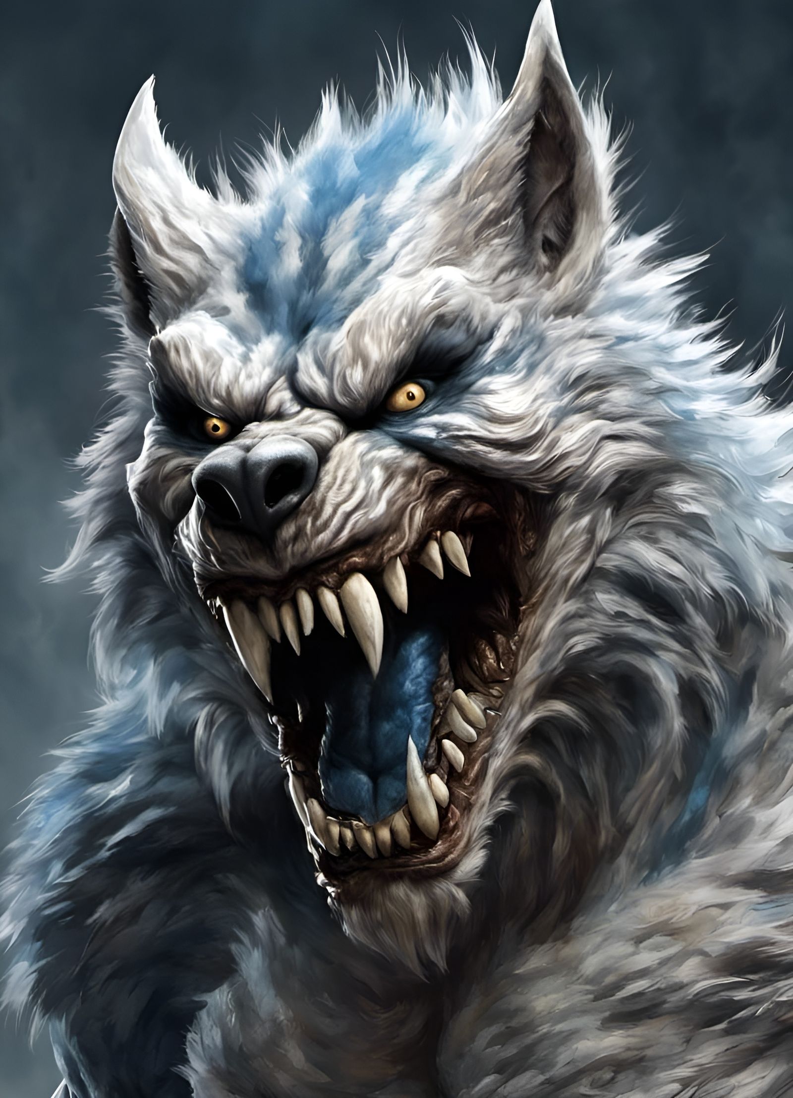 Arctic Werewolf - AI Generated Artwork - NightCafe Creator