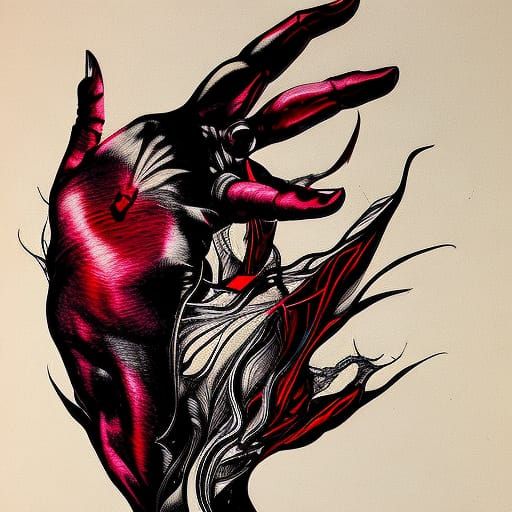 twisted hand - AI Generated Artwork - NightCafe Creator