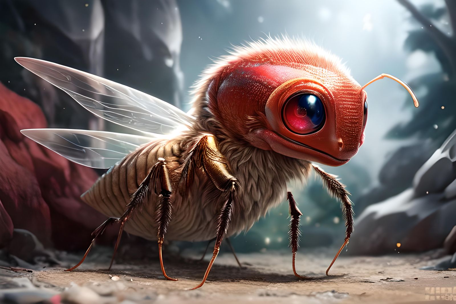 Alien insect - AI Generated Artwork - NightCafe Creator