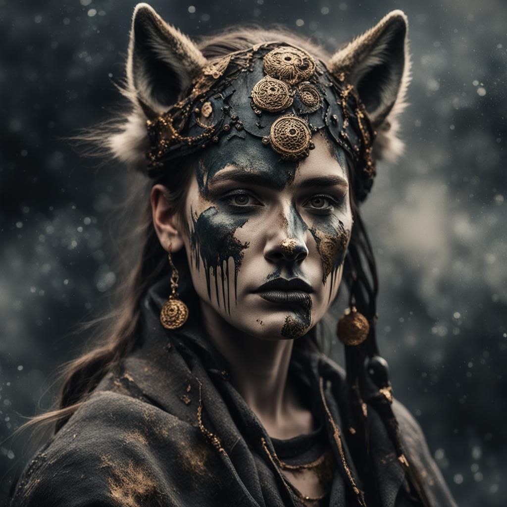 She-Wolf - AI Generated Artwork - NightCafe Creator