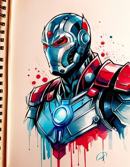 Ultron by Alice X. Zhang - AI Generated Artwork - NightCafe Creator