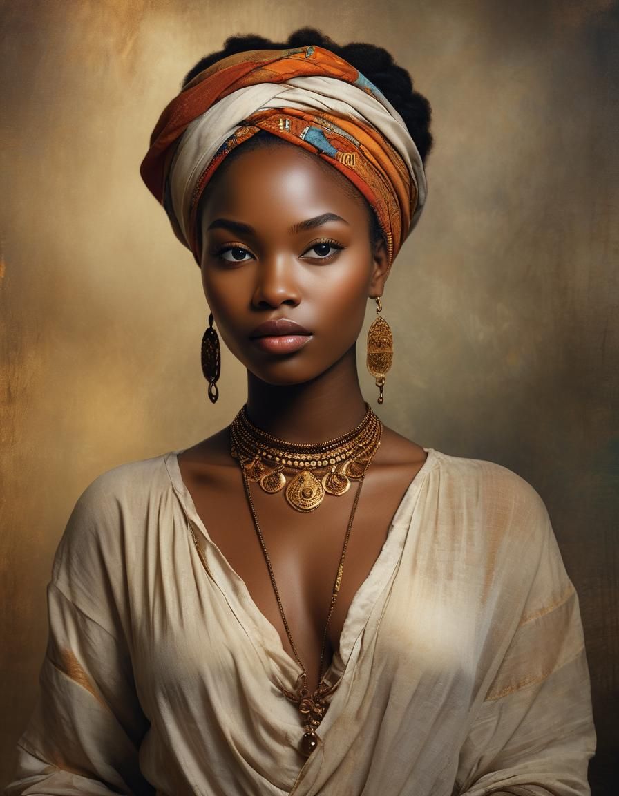 African woman - AI Generated Artwork - NightCafe Creator