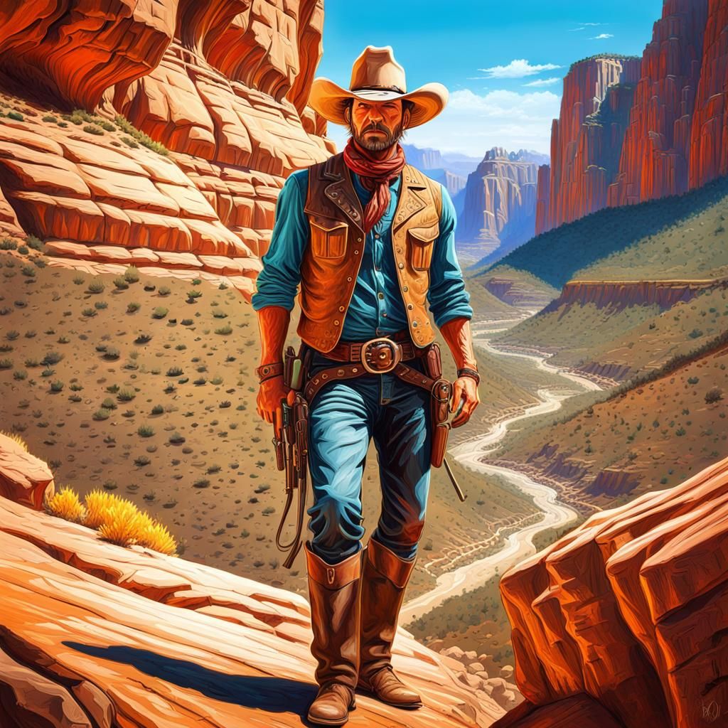 Cowboy - AI Generated Artwork - NightCafe Creator