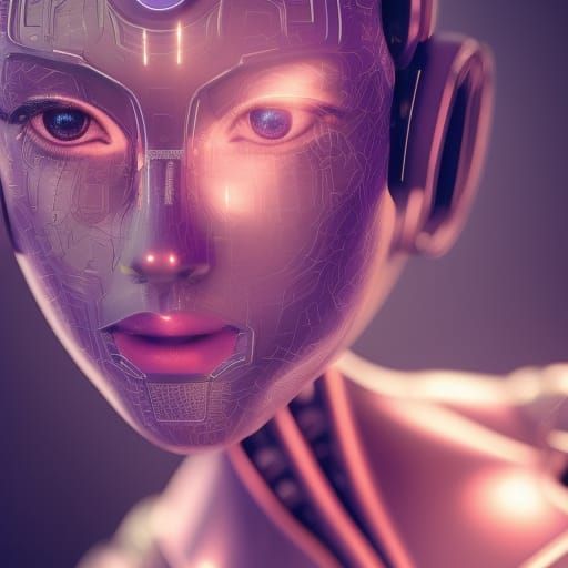Most Detailed Stunningly Beautiful Technological Advanced Female AI ...