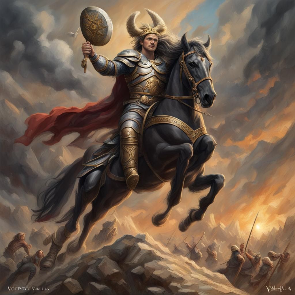 Victory or Valhalla - AI Generated Artwork - NightCafe Creator