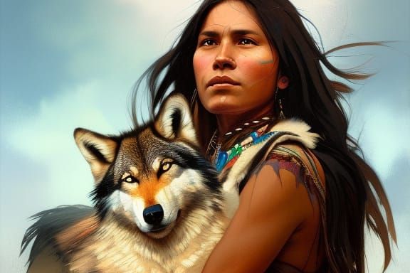 Native American - AI Generated Artwork - NightCafe Creator