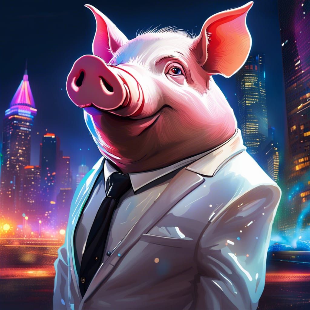 Proper Pig - AI Generated Artwork - NightCafe Creator